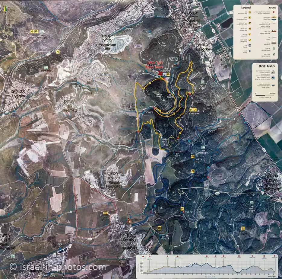 Nahal HaShofet - Visitors Guide (Maps, Trails, and More) - Israel in Photos