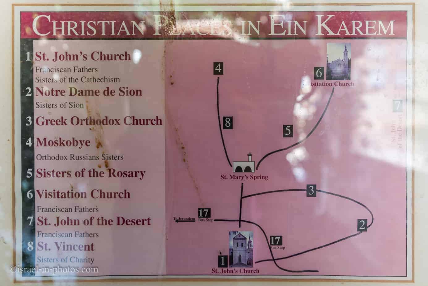 Ein Kerem, Jerusalem - Visitors Guide (Map, Attractions, and More)