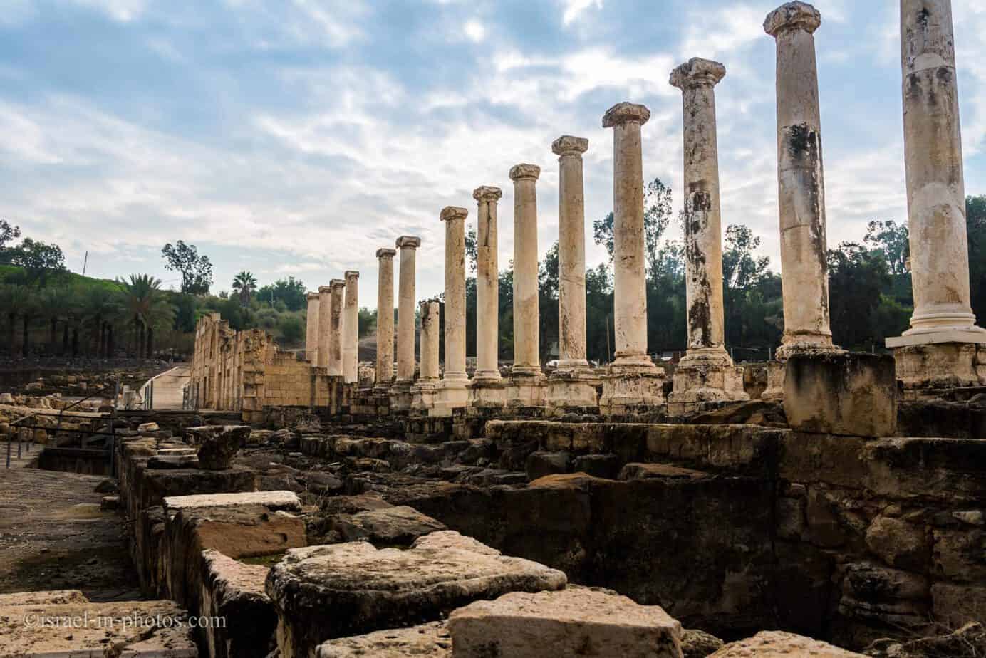 Beit Shean National Park - Visitors Guide - In a Roman City
