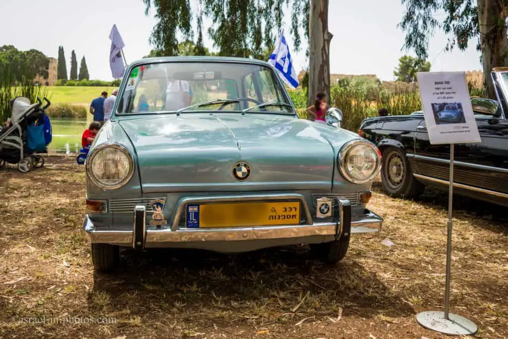 Classic Car Club in Israel (Five Club) at Tel Afek - Israel in Photos