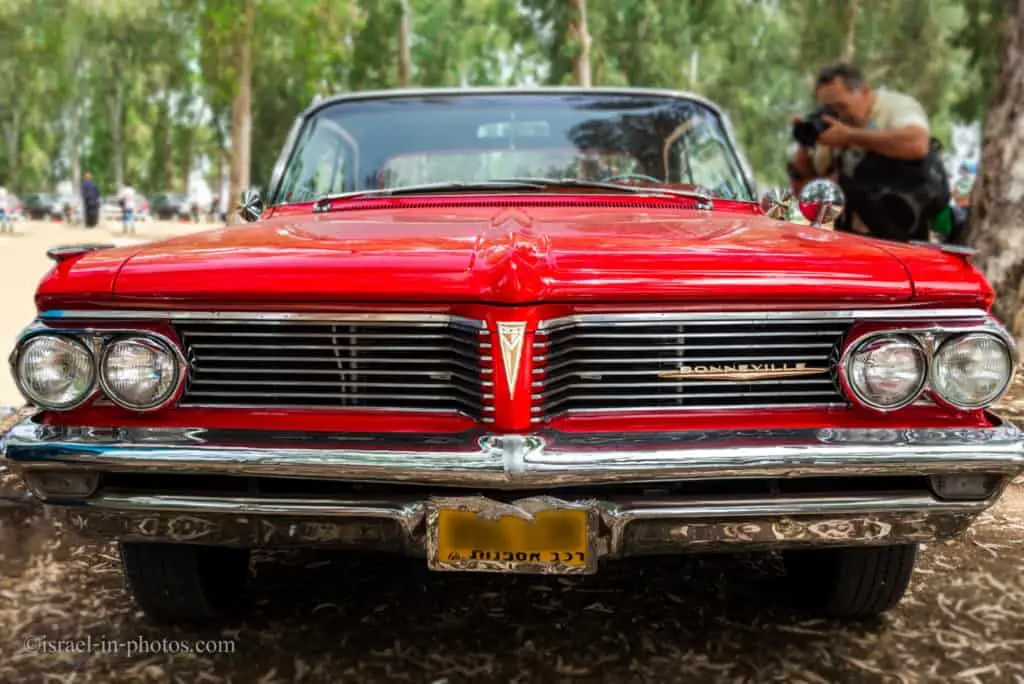 Classic Car Club in Israel (Five Club) at Tel Afek - Israel in Photos