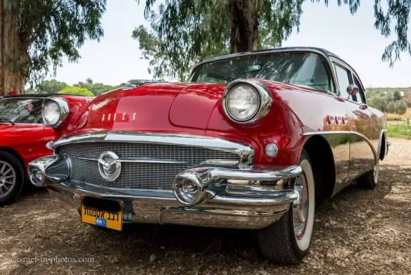 Classic Car Club in Israel (Five Club) at Tel Afek - Israel in Photos