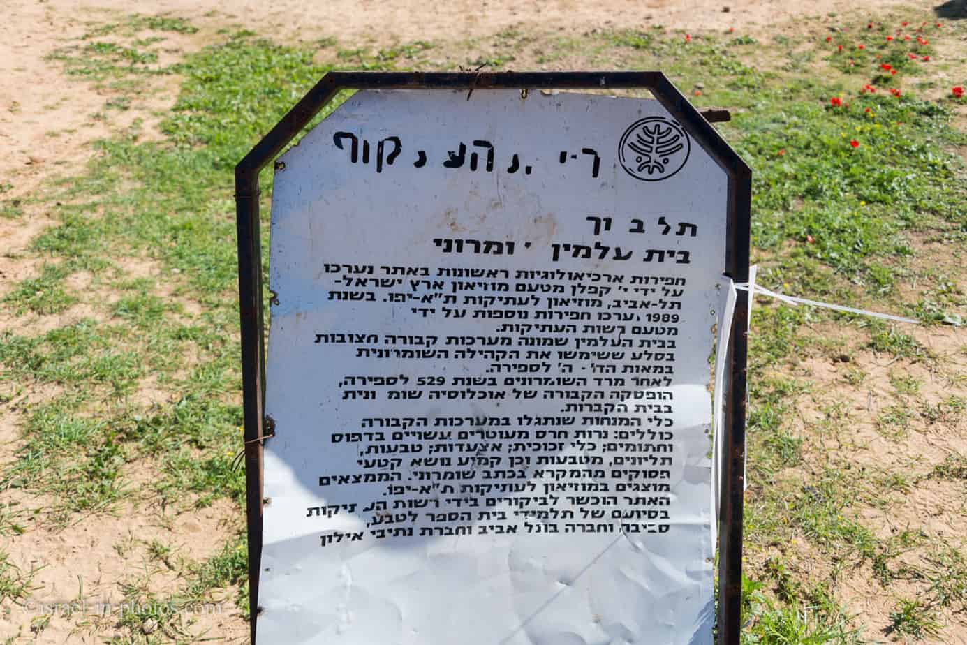 Afeka Caves and Drezner Grove, Tel Aviv - Visitors Guide