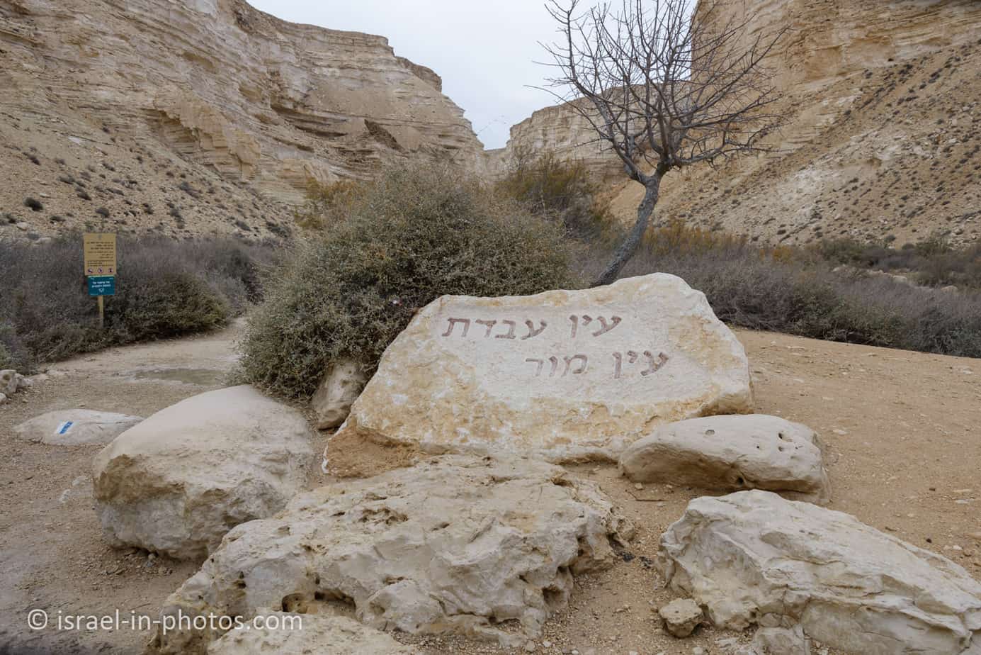 Ein Avdat National Park - Visitors Guide with Map and Tracks
