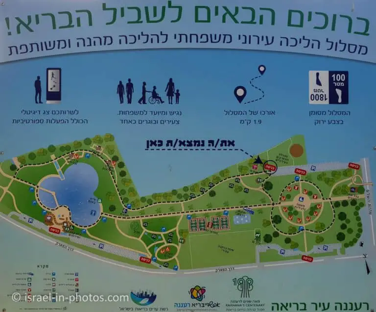 Raanana Park - Ideal place for Families - Visitors Guide