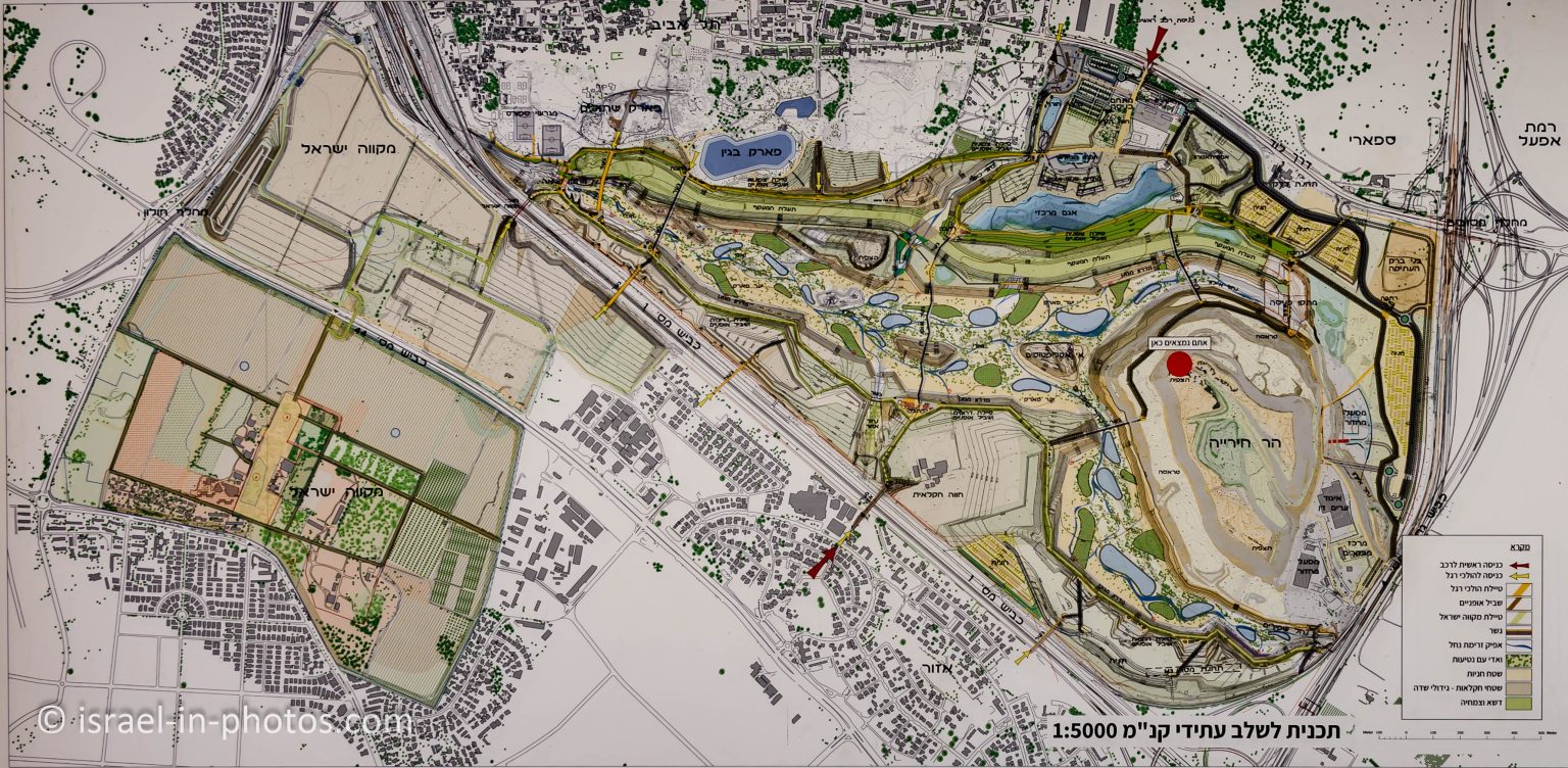 Ariel Sharon Park (Hiriya) - Visitors Guide (Both Compounds)